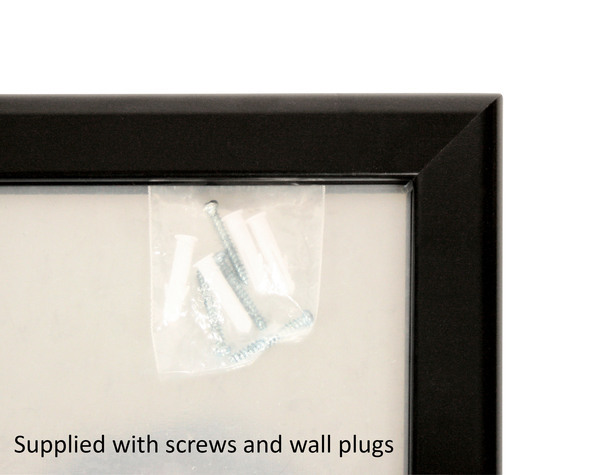 A2 Black Steel Back Magnetic Snap Frame